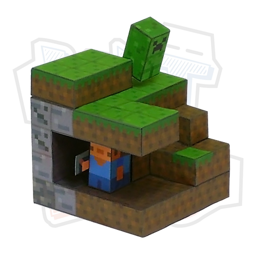 Minecraft Mini Game Paper Model | Shopee Philippines