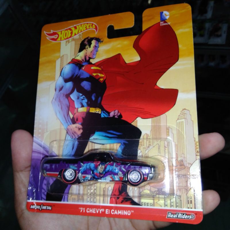UNGU RARE Superman 71 Chevy El Camino Purple Rubber Tires Dc Comic ...