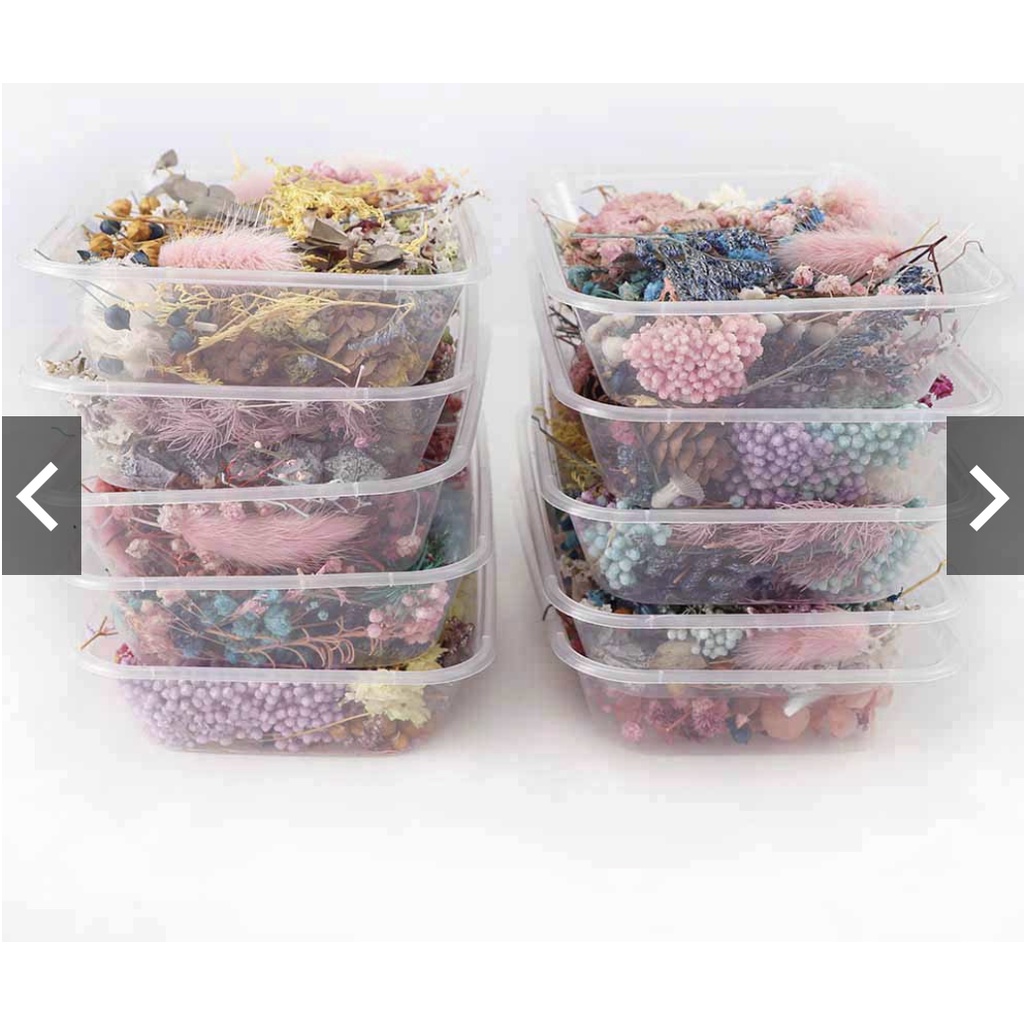 Random Tub of Natural Dried Flower For Resin, Wedding Invitation ...