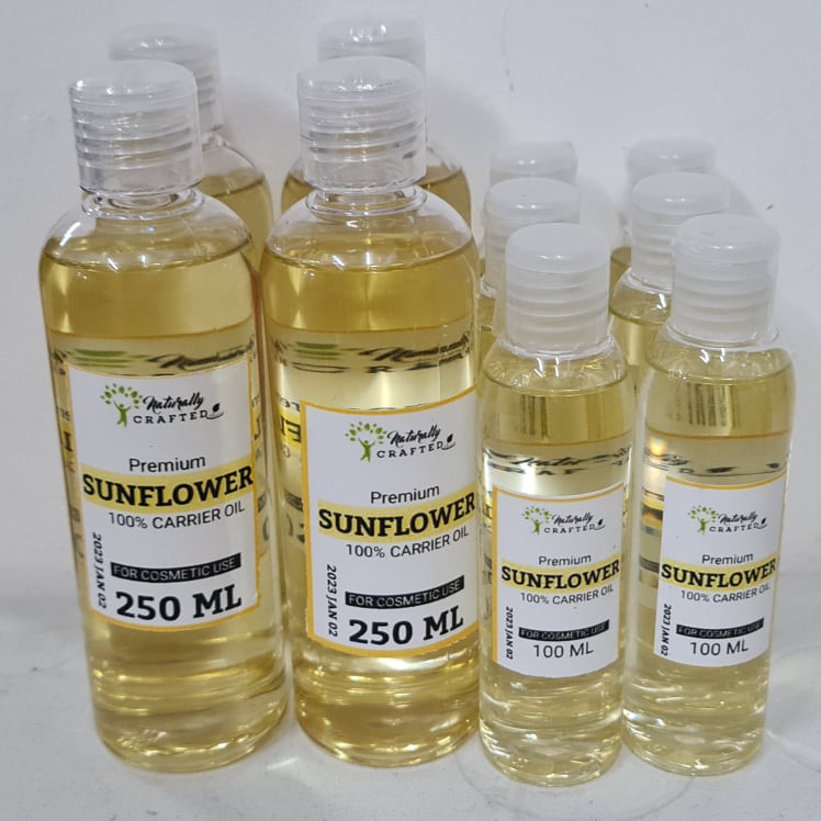 100ML / 250 ML PURE SUNFLOWER SKIN/ FACE / BODY OIL TRENDING | Shopee ...