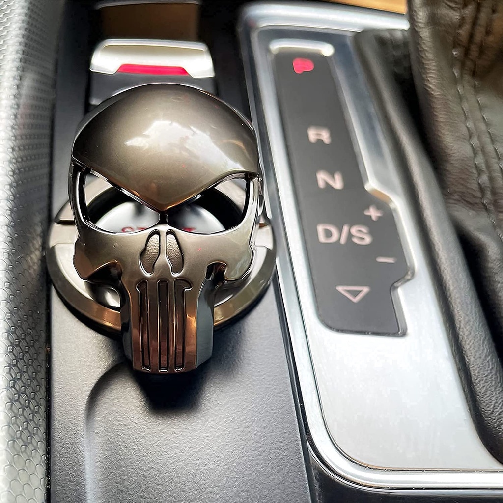 Auto Engine Start Button Cover, Push to Start Skull Ignition Protective ...
