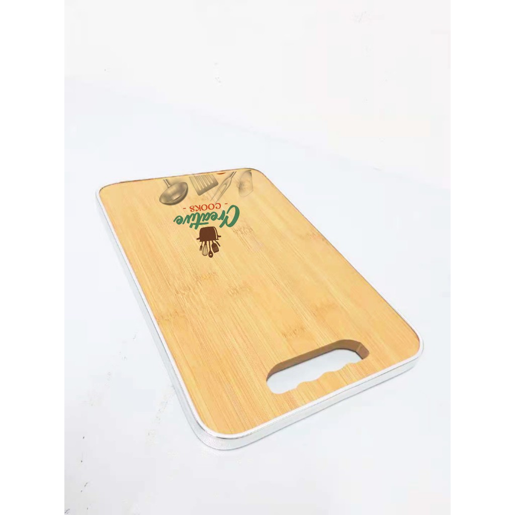 Wood Chopping Board with Boarder Design Sangkalan | Shopee Philippines