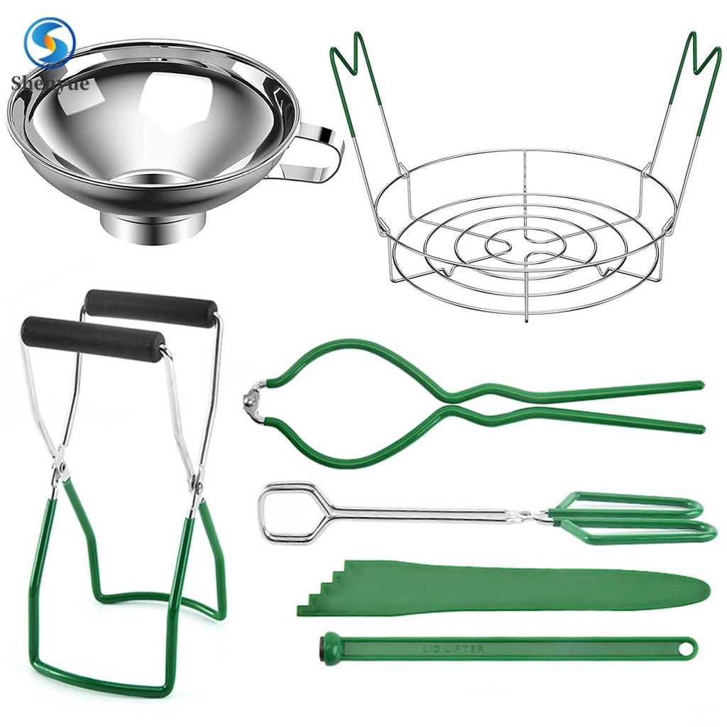 7Pcs Canning Supplies Starter Kit Canning Tools Set Stainless Steel ...