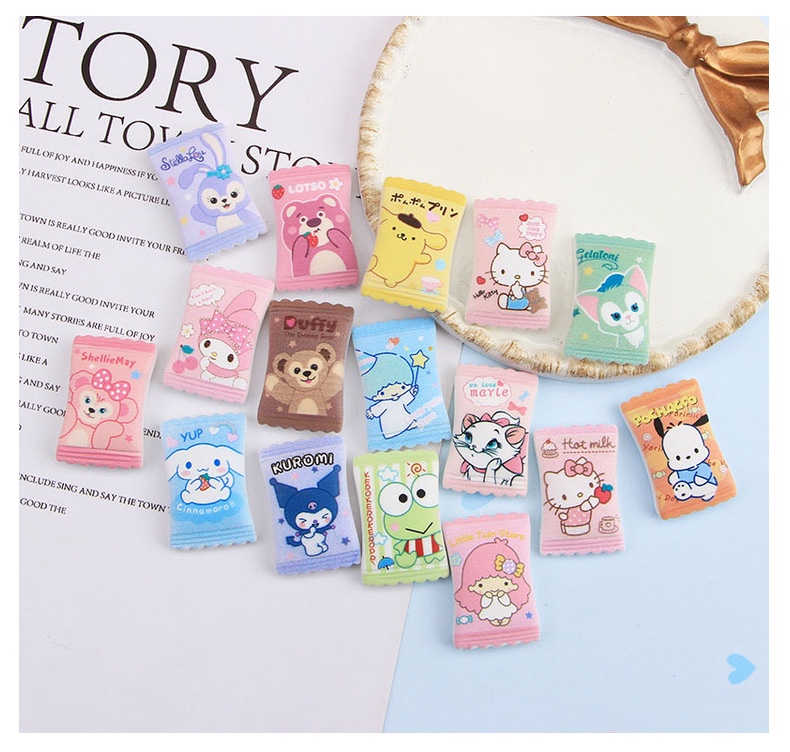 Cartoon Frog Candy Croc Jibits Anime Sanrio Jibbits Charm Pins Kuromi ...