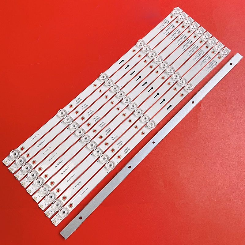 3pcs/set led backlight strip 3-4-5-6-7-8-9-10 lamp concave lens 3v ...