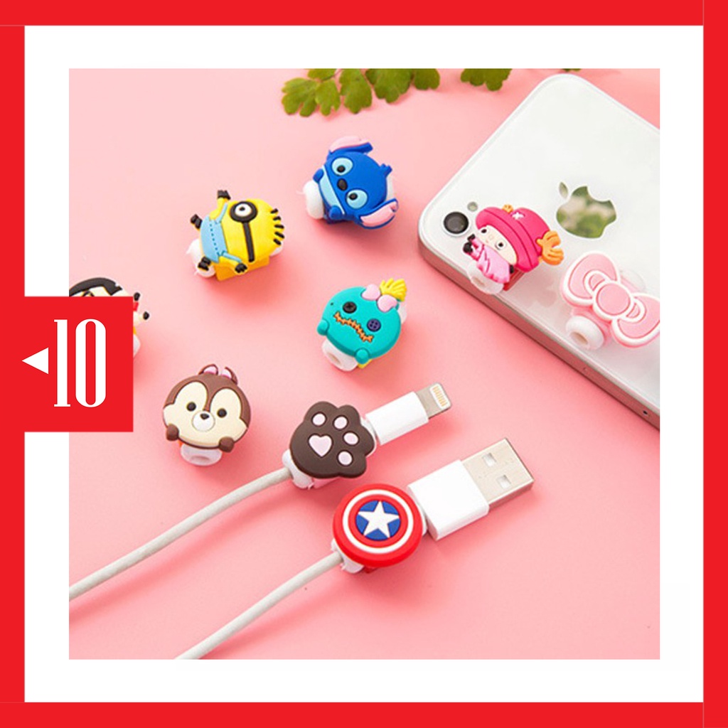 Cpo cable protector cable end protector cable bite saver cartoon cute ...
