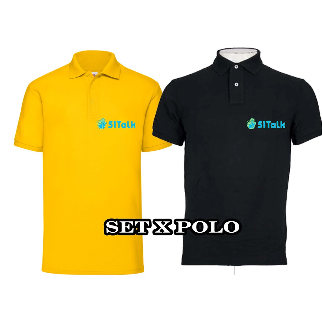 51talk new design polo shirts | Shopee Philippines