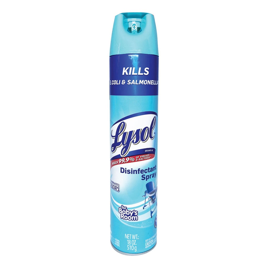 Lysol Antibacterial Disinfectant Spray Cleaner Baby's Room 510 G ...