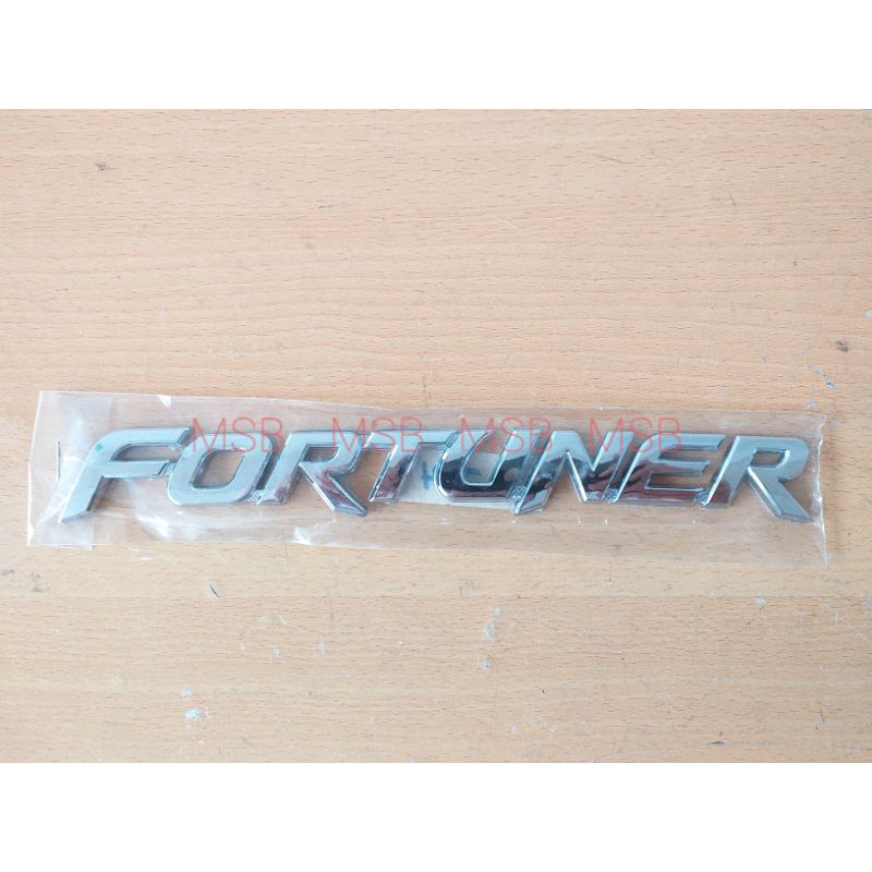 TOYOTA FORTUNER DECAL EMBLEM LOGO | Shopee Philippines