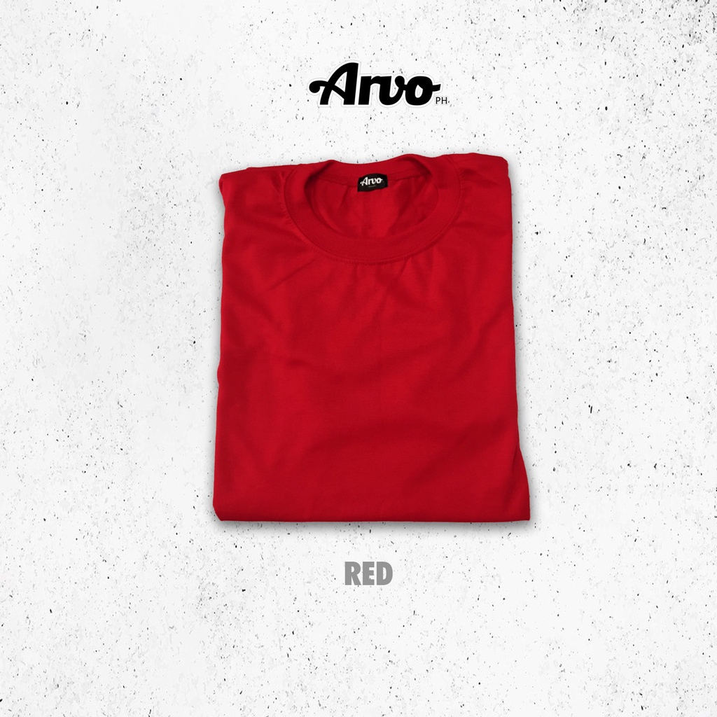 ARVO PH - Red Series Plain Tee Shirts | Shopee Philippines