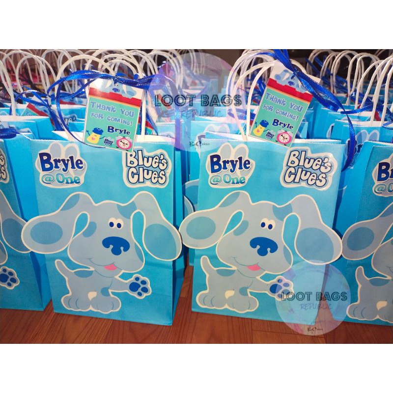 20pc Blues Clues Lootbags Personalized | Shopee Philippines
