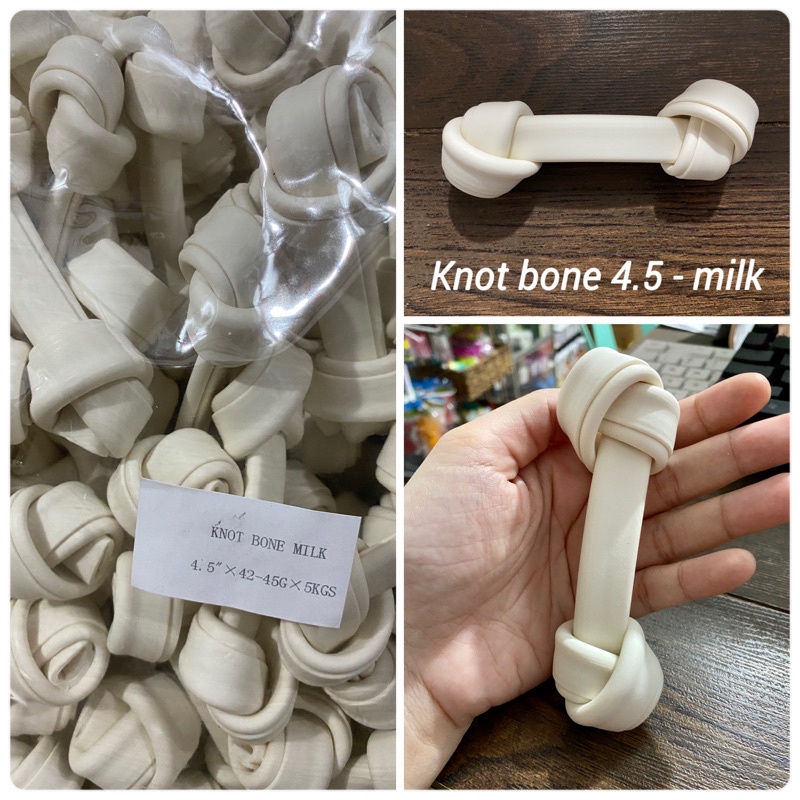 Knot bone - Bbq/Banana/Milk/Strawberry/Lamb/Blueberry/Apple (large) per ...