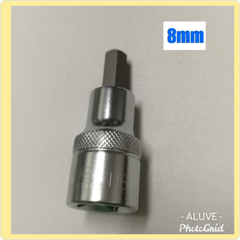 Licota 1/2 drive Hex Bit Socket 55mm length 4mm 5mm 6mm 7mm 8mm 10mm ...