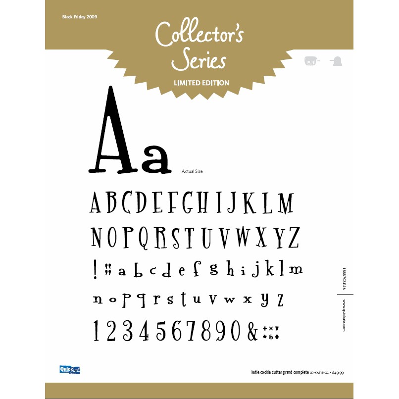 Quickutz Alphabet - Katie Grand Complete Alphabet Set | Shopee Philippines