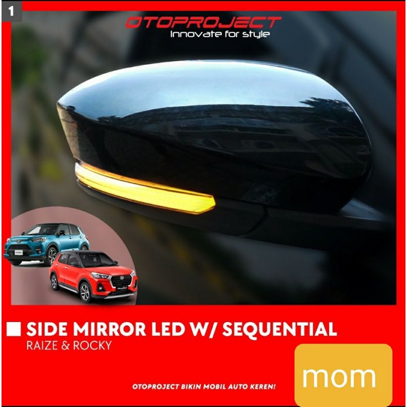 Led Turn Signal Mirror With Sequntial Running Otoproject Raize / Rocky ...