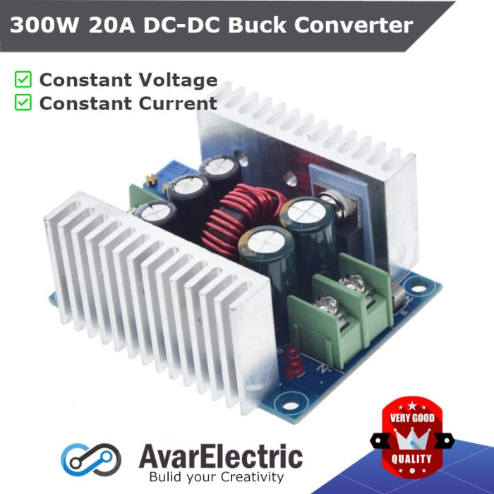 300w 20a Dc Dc Buck Converter Step Down Module Voltage Regulators ...