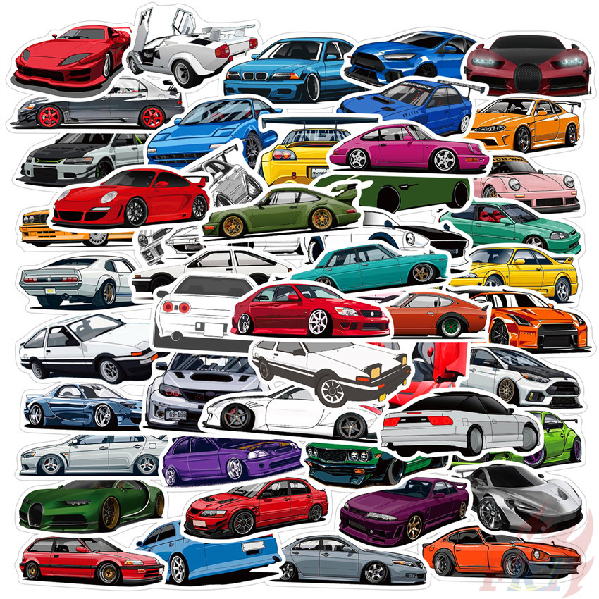 HellaFlush： SuperRun Supercar Series 03 - JDM Racing Cars Stickers ...