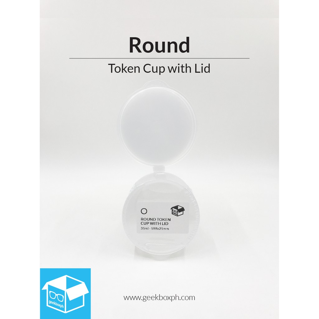 Token Cups with Hinged Lids (Set of 10) | Shopee Philippines