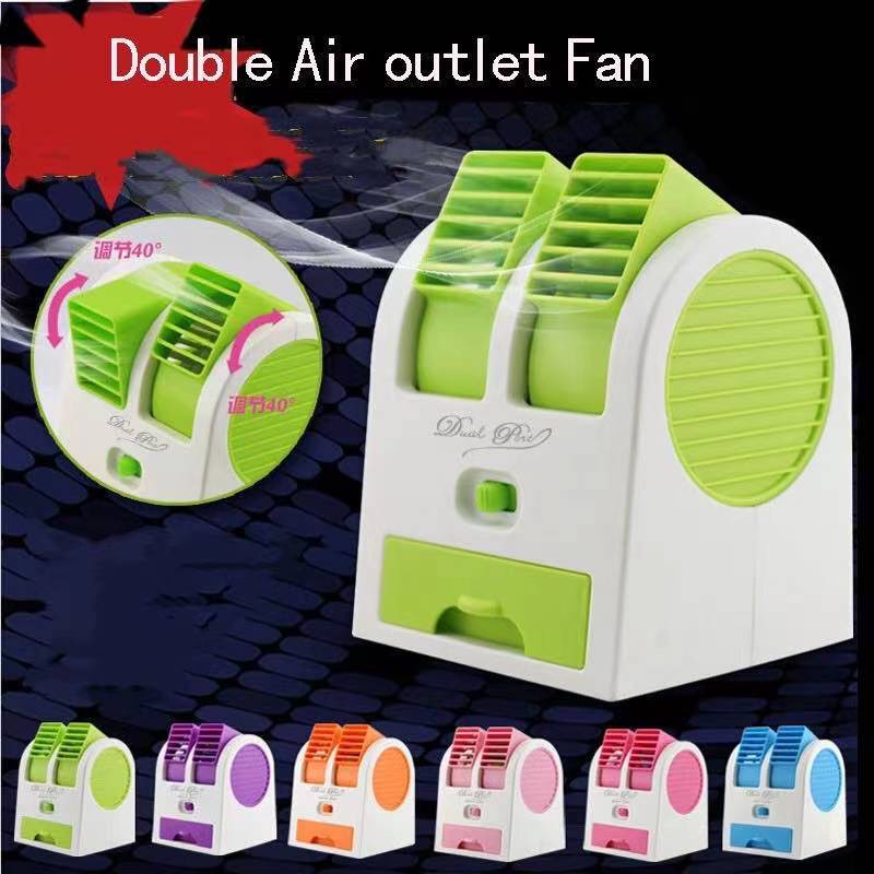 Dual Port Mini Portable Aircon Fan Ccu | Shopee Philippines
