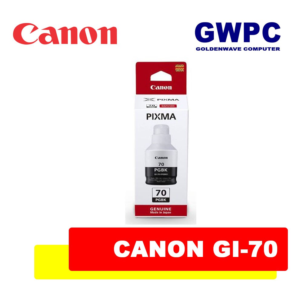 Canon GI-70 Genuine Ink Bottle | Shopee Philippines