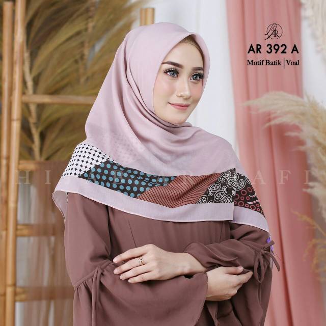 Hijab SQUARE HIJAB AR RAFI AR392 A | Shopee Philippines