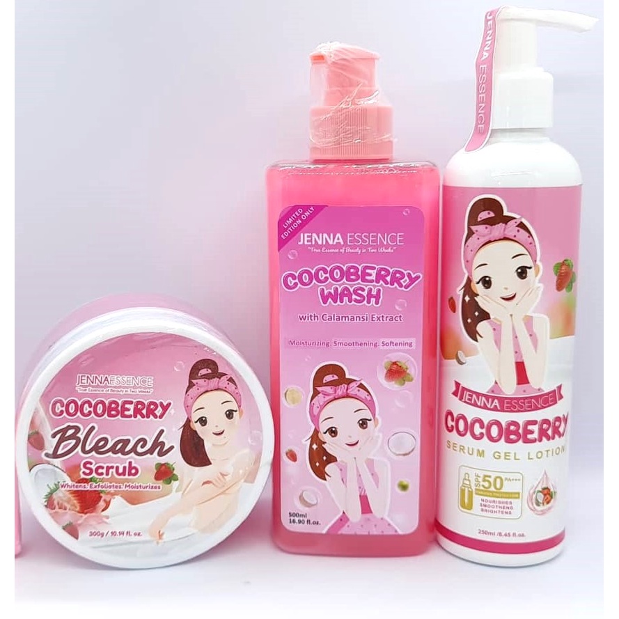 B1T1 JENNA ESSENCE COCOBERRY SERUM GEL LOTION SPF50 I COCOBERRY BODY ...