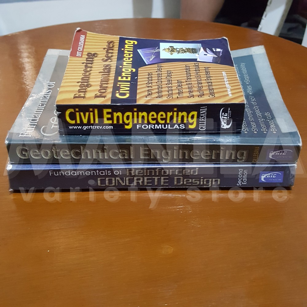 (USED) CIVIL ENGINEERING Reviewer by Gillesania | Shopee Philippines