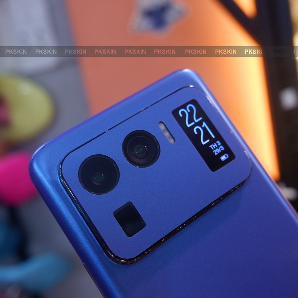 Full oracal border skin stickers in purple blue color for Xiaomi mi 11 ...