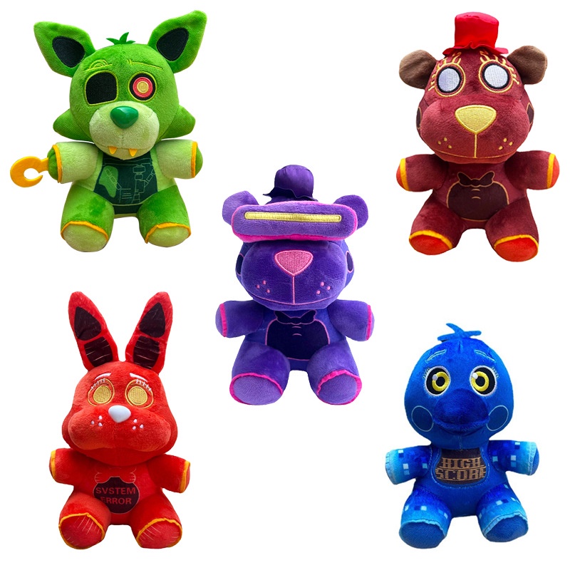5 Styles NEW FNAF Sundrop Plush Toys Security Breach Fnaf Mangle Foxy ...