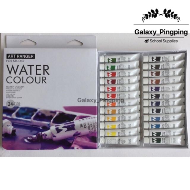 Art Rangers Water Colour Set (24 x 12ml) | Shopee Philippines