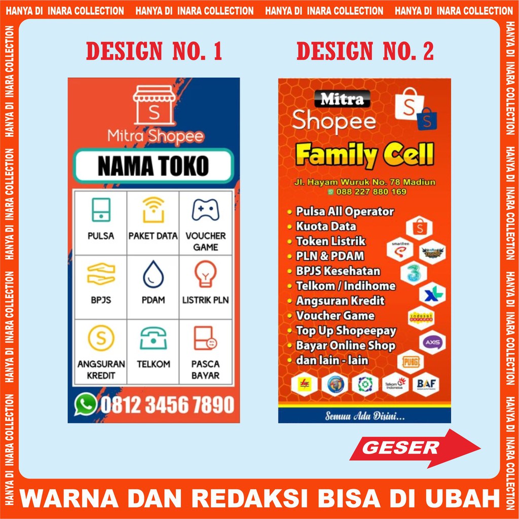 Partner SHOPEE BANNER / CUSTOM DESIGN / INARA COLLECTION | Shopee ...