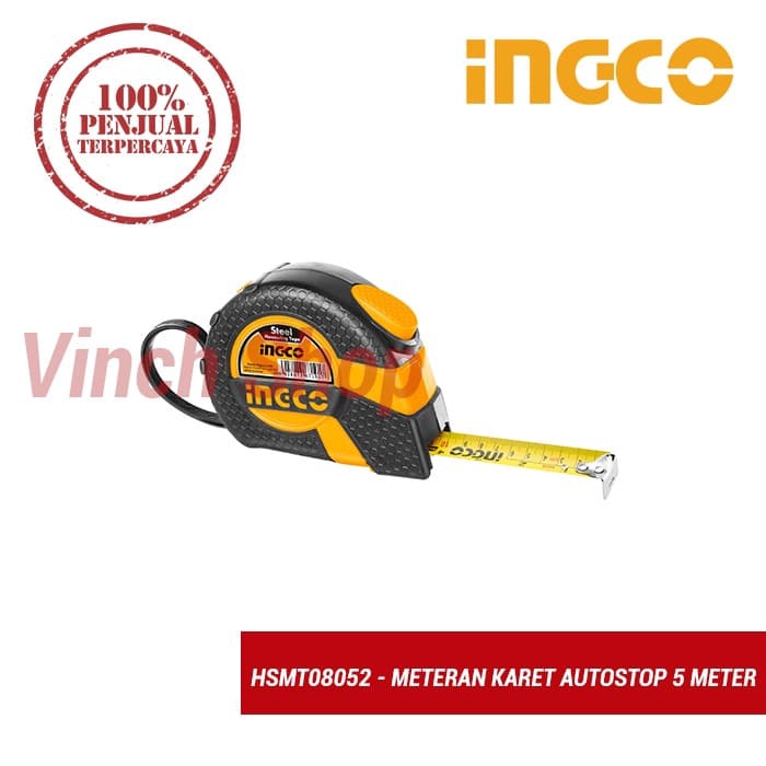 5 Meters Ingco Autostop Roll Building Meter | Shopee Philippines
