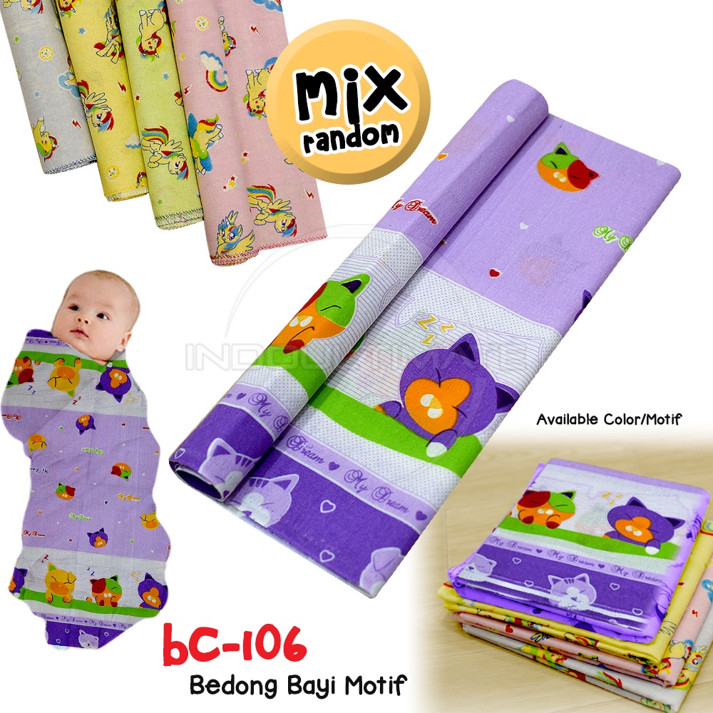 Baby Swaddle Blanket Baby VANIA Fabric [90 x 90CM] BC-106 Newborn Baby ...