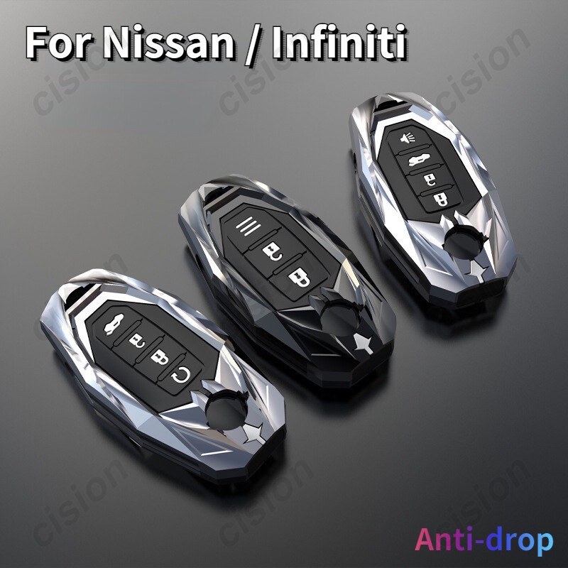 Zinc Alloy Silicone Car Key Fob Cover Case For Infiniti FX35 QX50 For ...