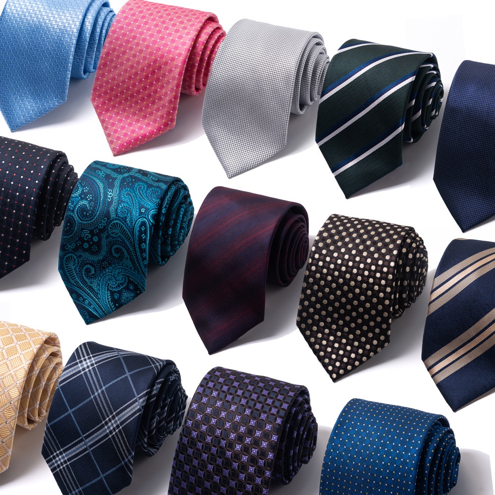 Men's Tie New Business Formal Wear Wedding 8cm Group Professional Work ...