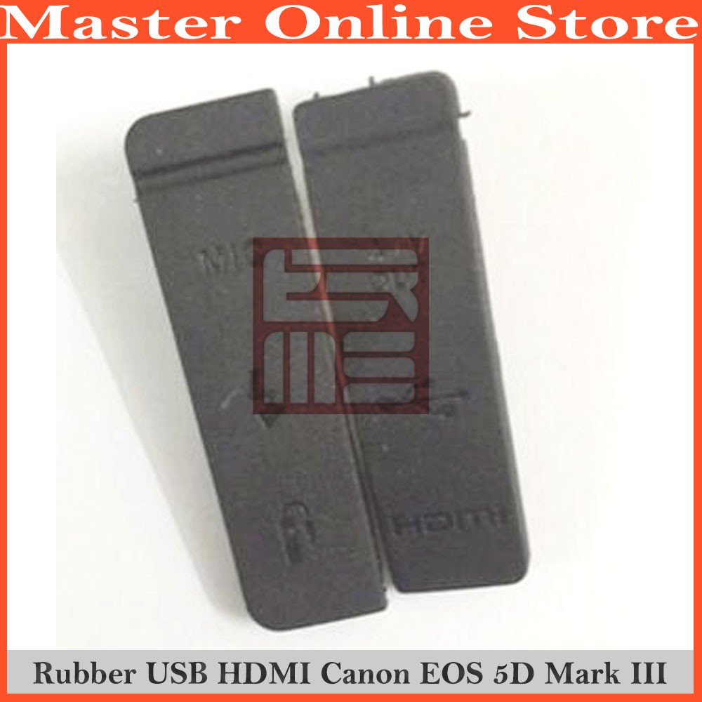Rubber Cover USB HDMI Mic Microphone Camera Digital DSLR Camera Canon ...