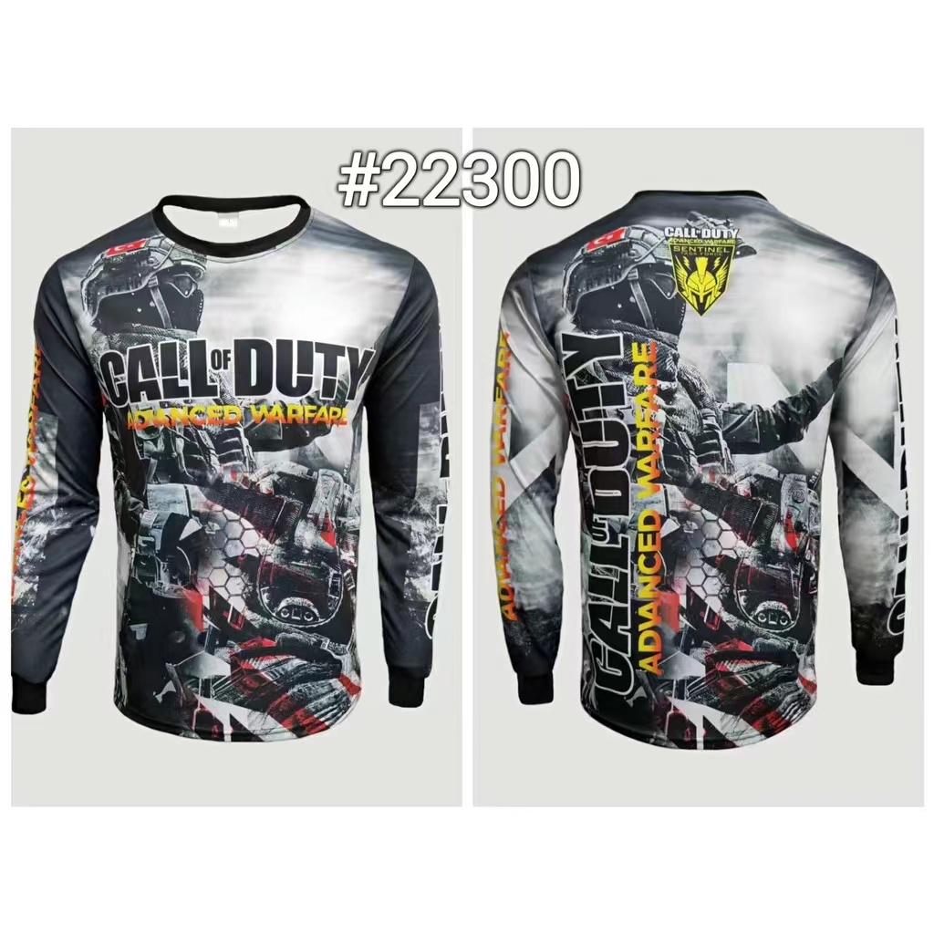 Cod Call Of Duty Racing Bike Sportswear Motorcycle Jersey Long Sleeve ...