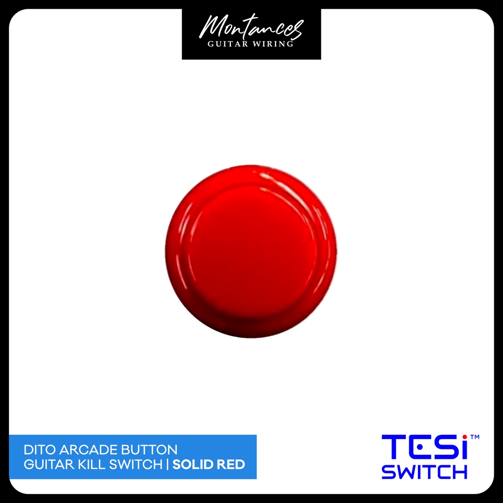 Dito Arcade Button Guitar Kill Switch Solid Red | Shopee Philippines