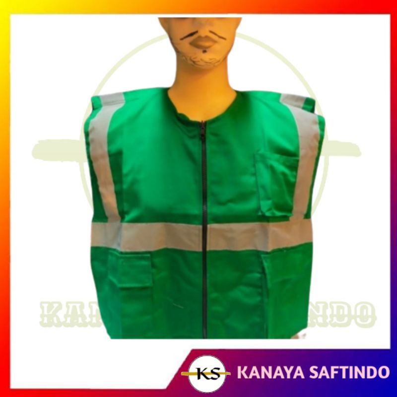 HIJAU Green project safety vest - field work vest | Shopee Philippines