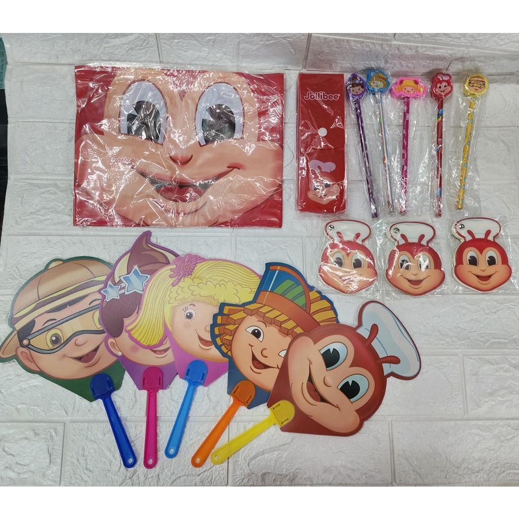 Jollibee Pencil Envelope Fan Notepad | Shopee Philippines