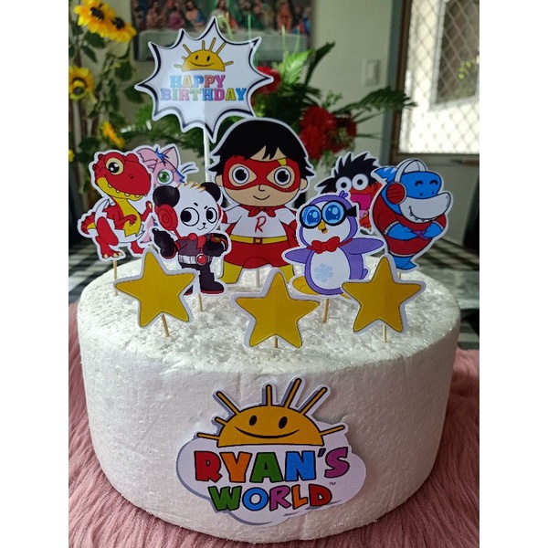Ryan's World theme cake topper | Shopee Philippines