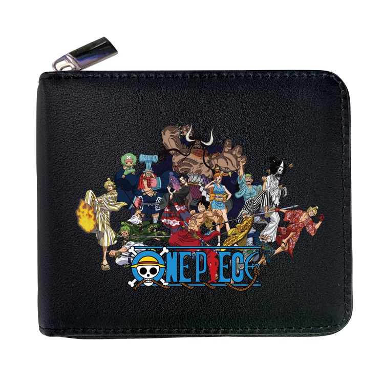 One Piece Luffy Family Team Simple Student Casual Short Wallet Boy Girl ...