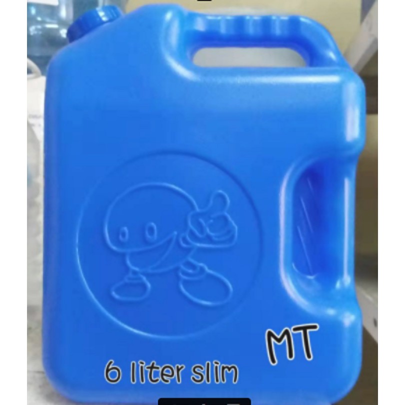 6LITERS Water Container/ Water gallon/1.5 Blue Gallon Container/ SLIM ...