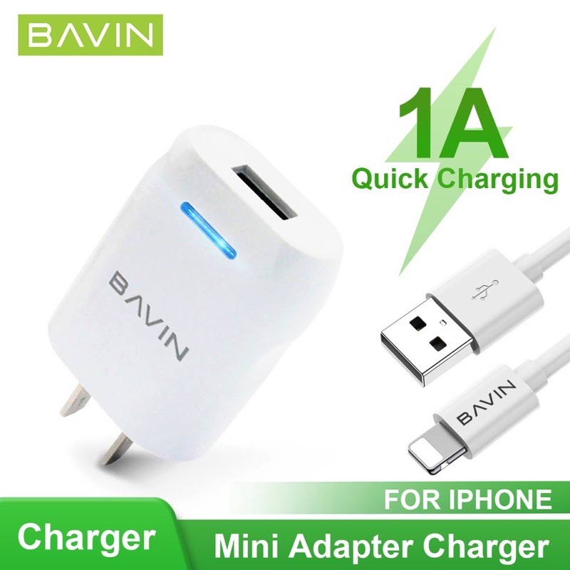 Bavin pc752 portable Universal USB Mini Travel charger For Micro iPhone ...