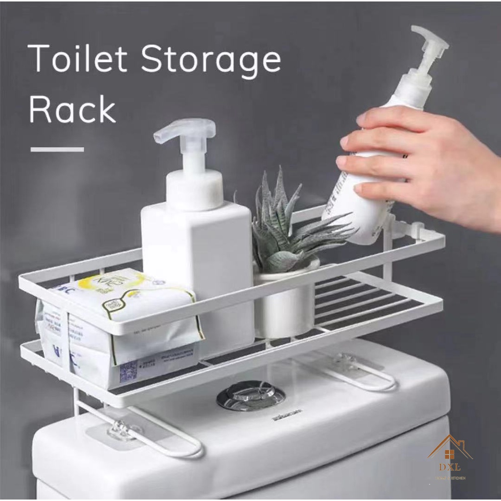 Bathroom Shelf Toilet Storage Rack Toiletries Storage Tool Above The ...