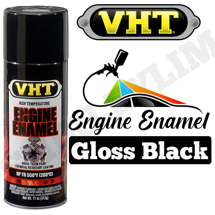 VHT Engine Enamel GLOSS BLACK Spray Paint Spraypaint | Shopee Philippines