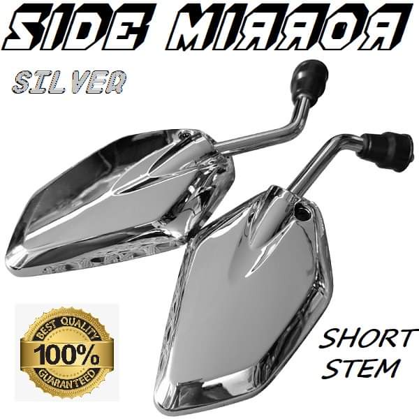 HONDA CLICK 125 150 SIDE MIRROR Motorcycle DAHON type SHORT STEM ...