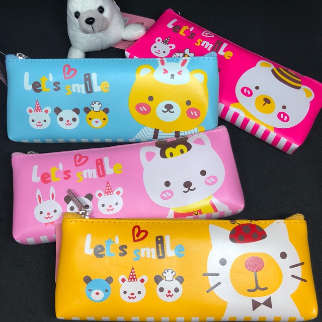 Fancy Pencil Case (Let's SMILE) | Shopee Philippines