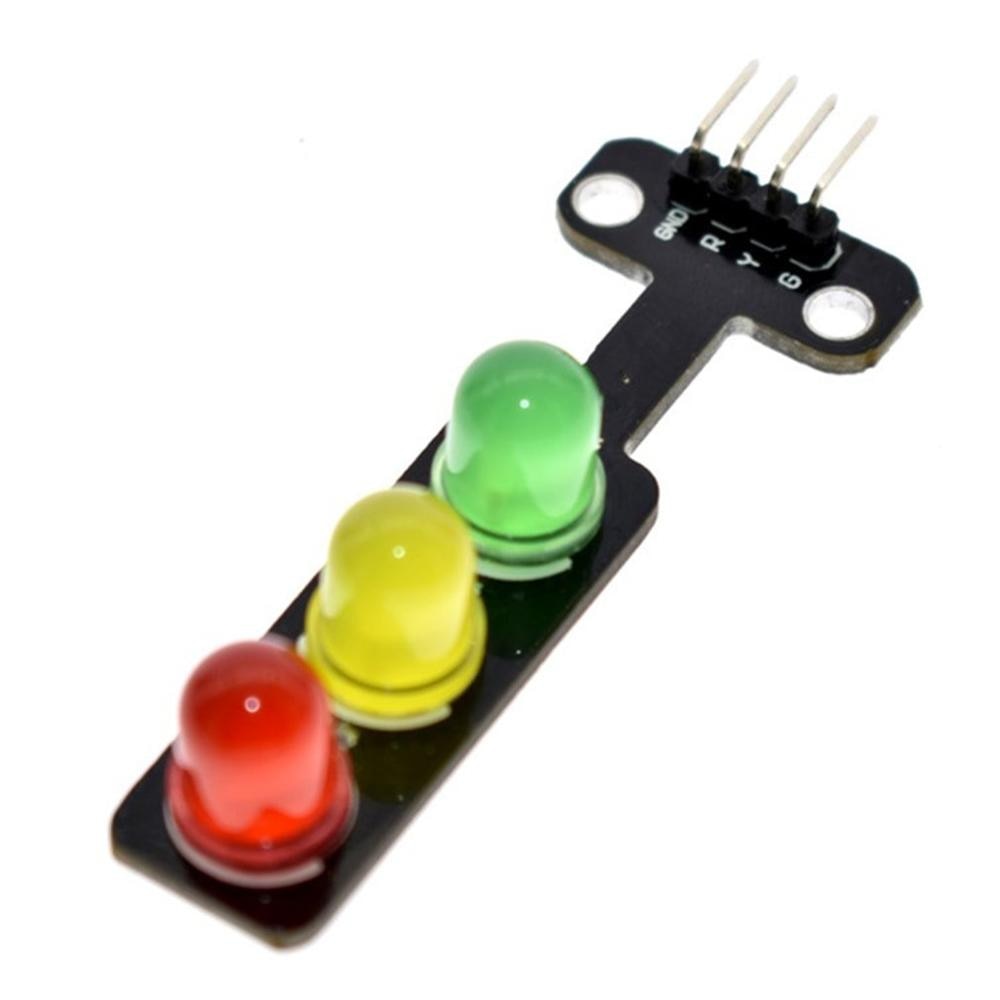 Traffic Light Red Yellow Green 5mm LED Display Module for Arduino ...
