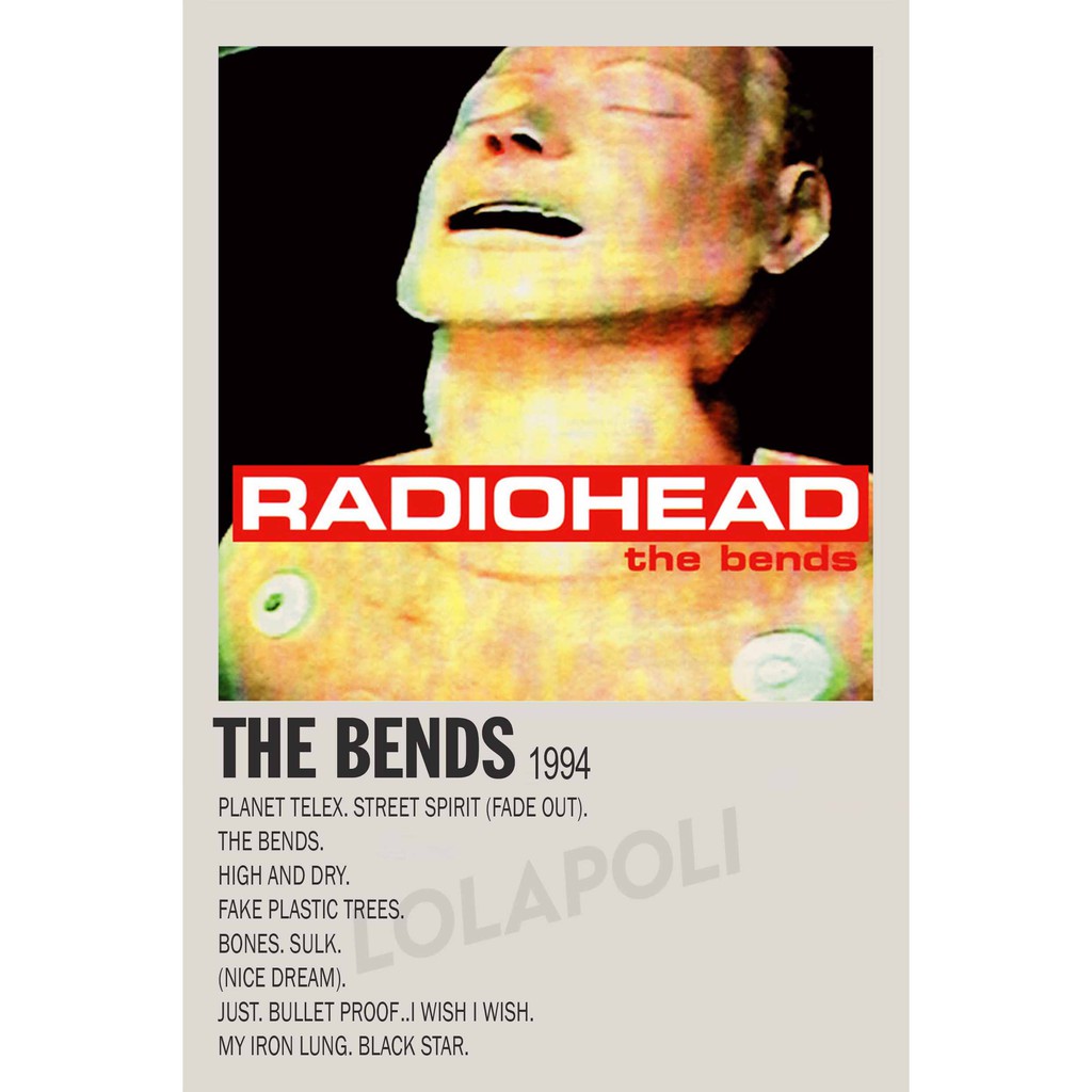 The Bends Album Cover Poster - Radiohead | Shopee Philippines